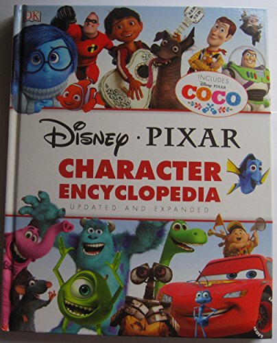 Disney pixar character encyclopedia updated Ã©dition | eBay