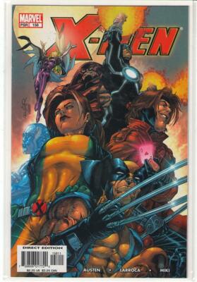 X-men #158 Salvador Larroca Chuck Austen Iceman Wolverine Havok Gambit ...