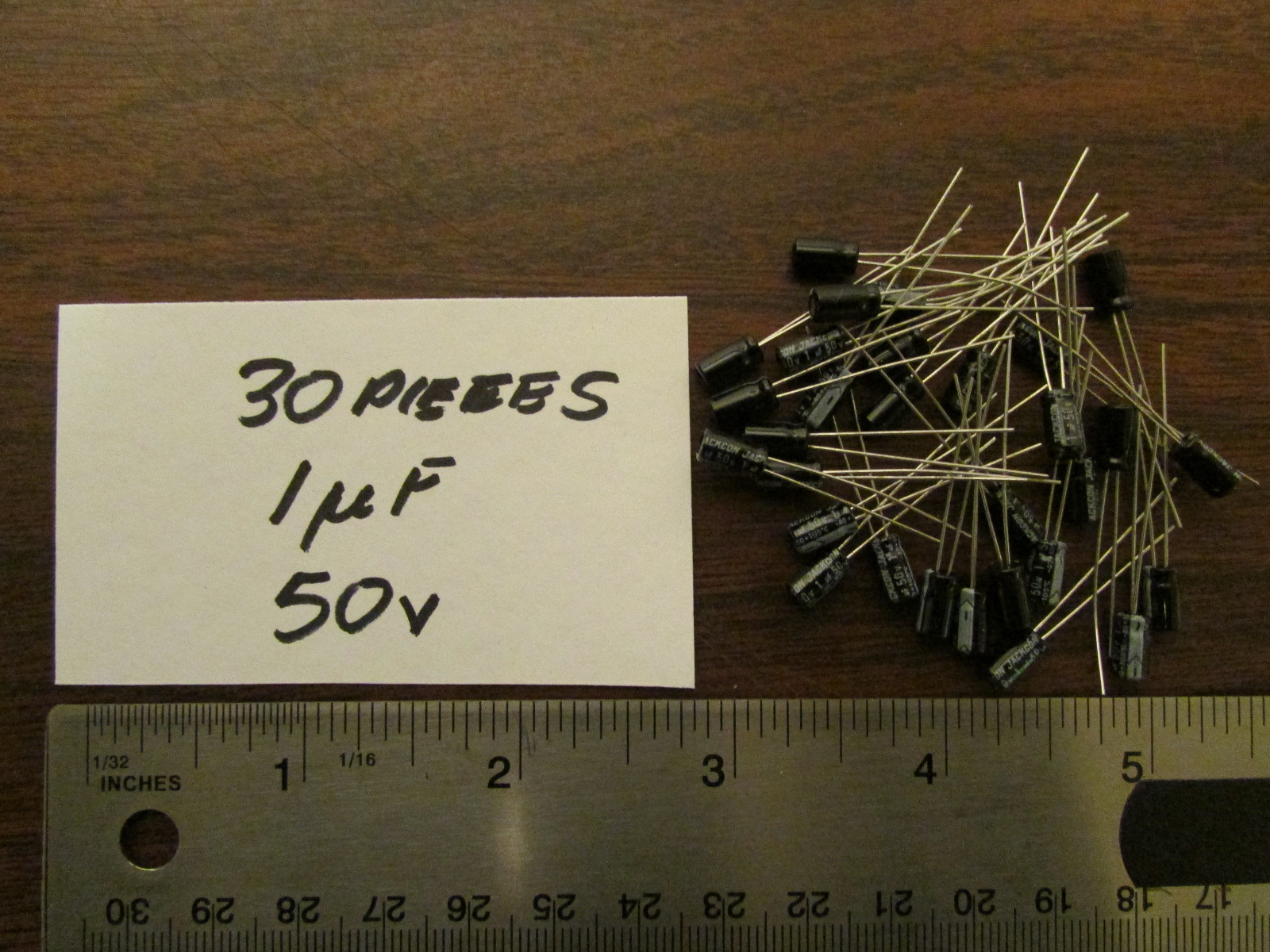 30 Jackcon Electrolytic Capacitors 1uF 50V Radial Through-Hole New | eBay
