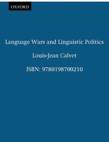 Language Wars and Linguistic Politics (1998, Uk-Trade Paper) for sale ...
