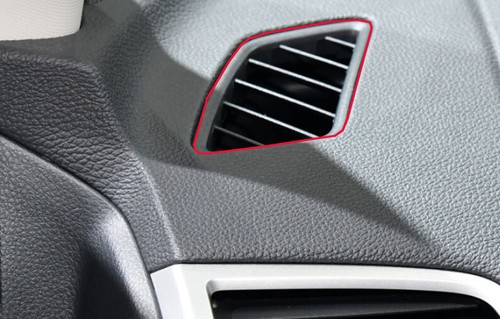 Steel Black Dashboard Upper Air Outlet Vent For Mitsubishi Eclipse ...