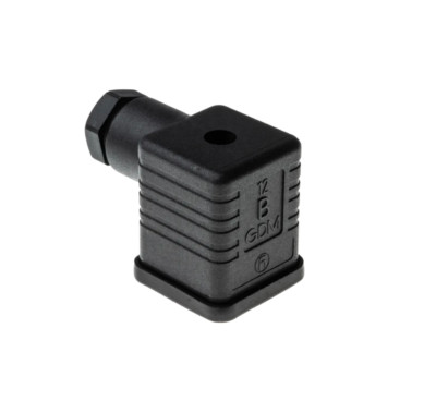 Hirschmann GDM 3011 Black 3P+E DIN 43650 A, Valve Connector, 931-952 ...