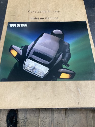 Original 1991 Honda ST1100 Motorcycle Sales Brochure Catalog | eBay