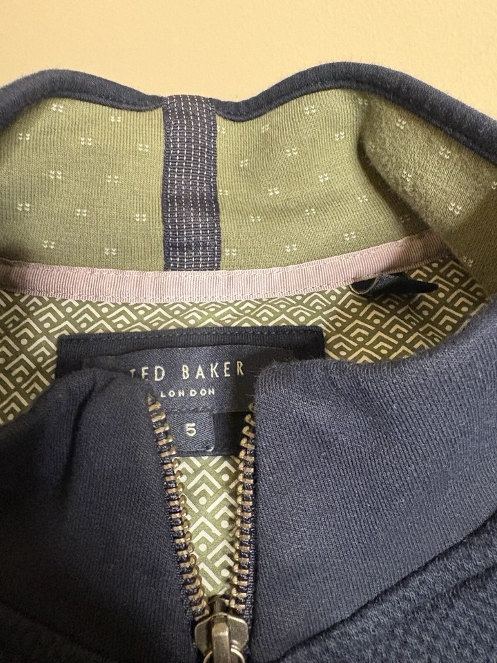 Ted Baker London Full Zip Jacket Long Sleeves Men’s Size 5/XL (USA ...