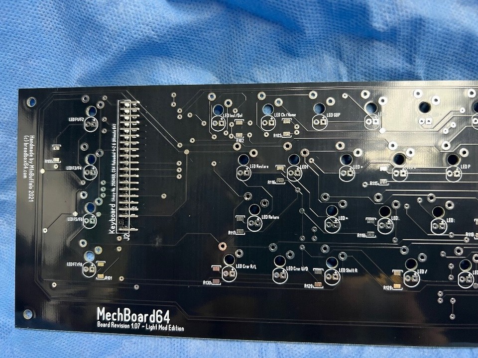 MechBoard64 Commodore Mechanical Keyboard - SMD Pre-Assembled PCB | eBay