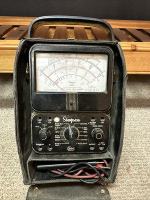 Vintage Simpson 260 Series 6 Analog Volt-Ohm-Milliammeter VOM ...