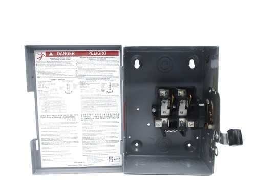 SQUARE D D221N SER. E3 240VAC 30A NSNP | eBay