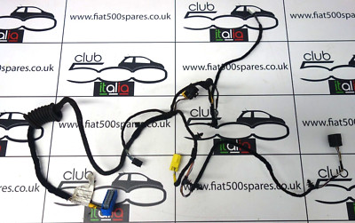 Fiat 500 Drivers Side Door Wiring Loom 520132350 Genuine | eBay UK