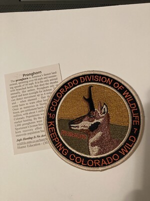 Colorado Wildlife patch - 2010 Pronghorn, new | eBay