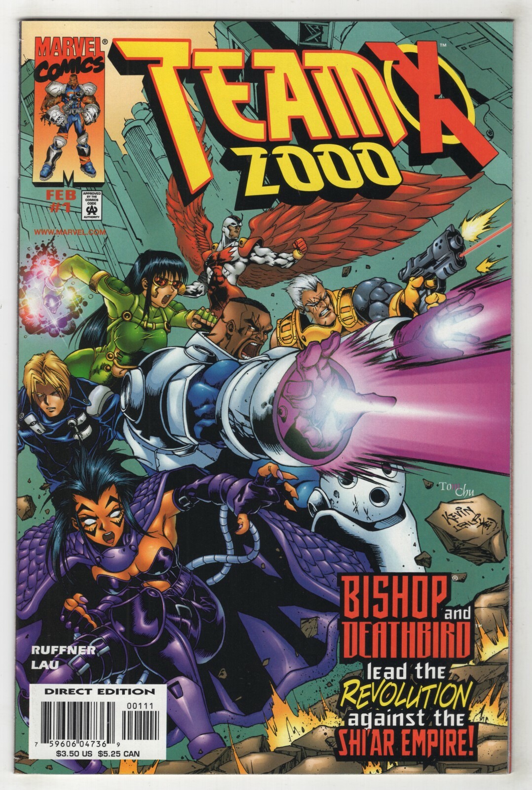 Team X 2000 #1 (Feb 1999 Marvel) [Bishop, Deathbird] Ruffner Smithee ...