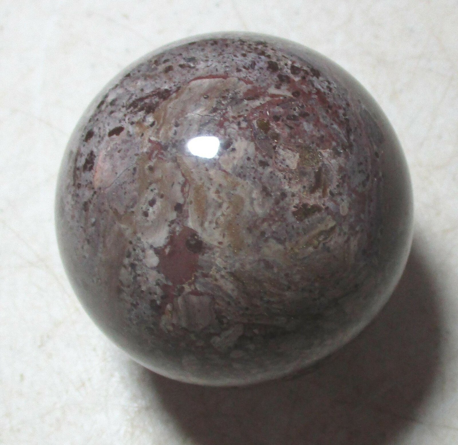 Sphere of Patterned Rhyolite 54mm for Home Decor or Collection 4587 | eBay