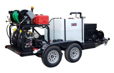 American Jetter 51T Trailer Sewer Drain Cleaner 76HP EFI True 20 GPM ...