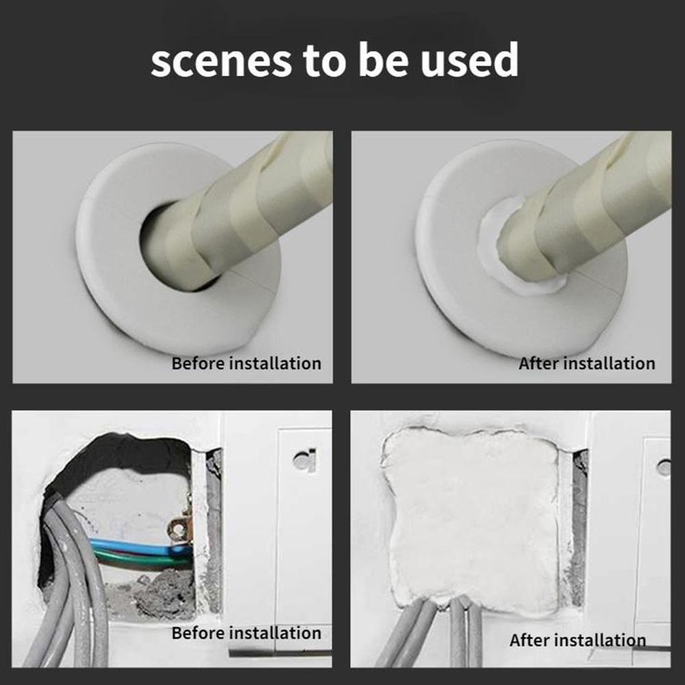 Wall Hole Sealing Mud HouseholdWaterproof AirConditioning Repair Mud ...