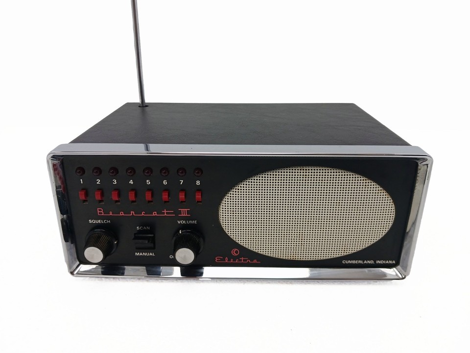 Vintage Bearcat III Electra 8 Channel Radio Scanner - WORKS | eBay