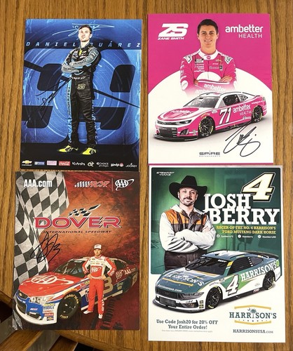 LOT OF 68 AUTOGRAPHED SIGNED DIFFERENT NASCAR CUP TRUCK SERIES RACING ...