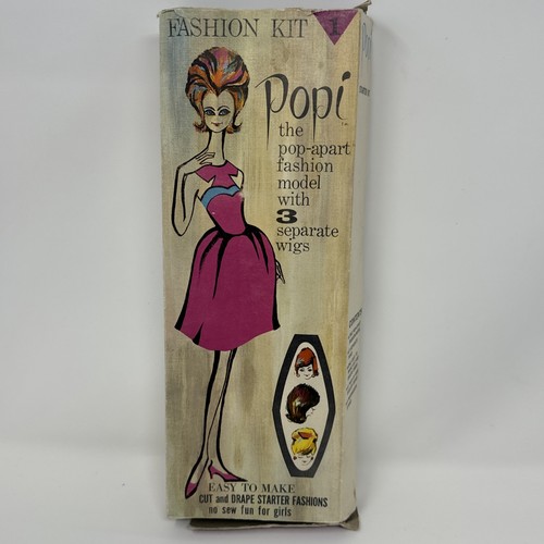 American Doll and Toy Corp Popi Doll with Box, Wigs, Stand and Pattern ...