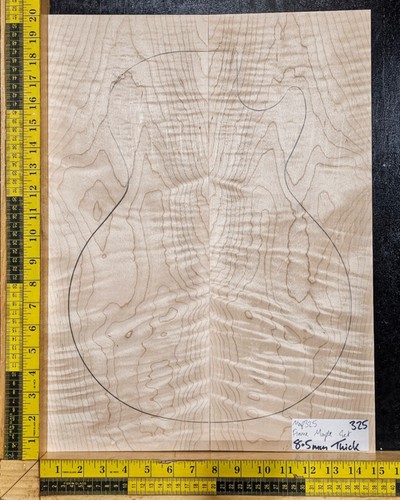 Flame Maple Guitar Top Set Bookmatched Luthier Wood | eBay UK