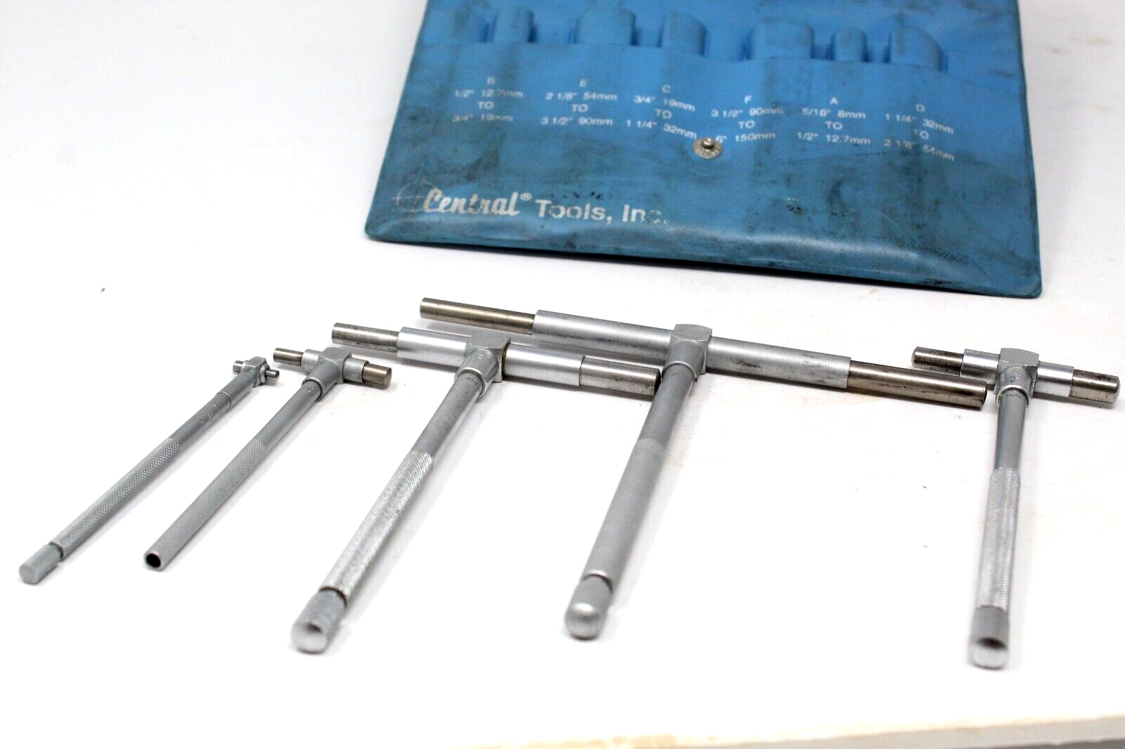 Central Tools 6554 5pc Telescoping Inside Diameter Gage Set - Made in ...