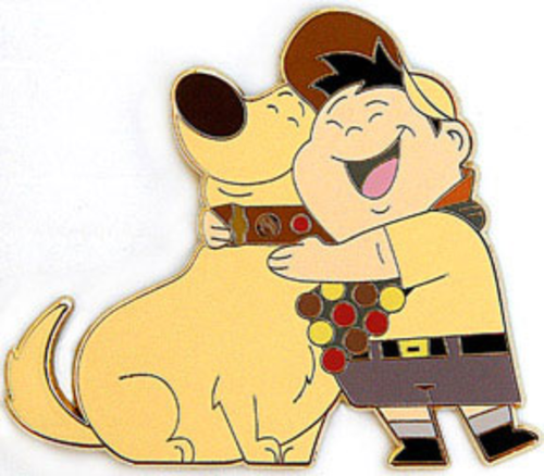 Disney Pin 70691 DSF Pixar's Up Russell Scout with Dug Golden Retriever ...