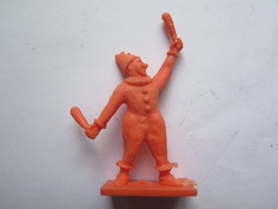 PLASTIC KELLOGGS CEREAL TOY JUGGLING CLOWN in PINK c1960s | eBay Australia