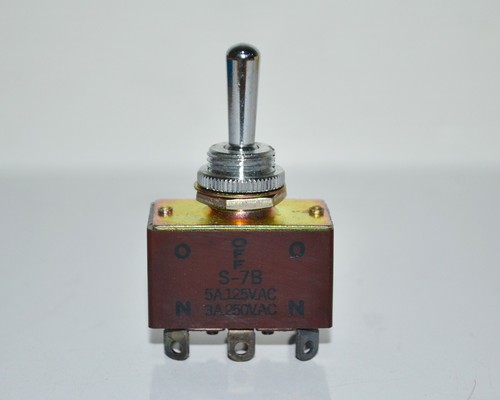 NOS Nihon Kaiheiki S-7B Toggle SWITCH 5A/125 VAC ,3A/250 VAC 6 PIN ...