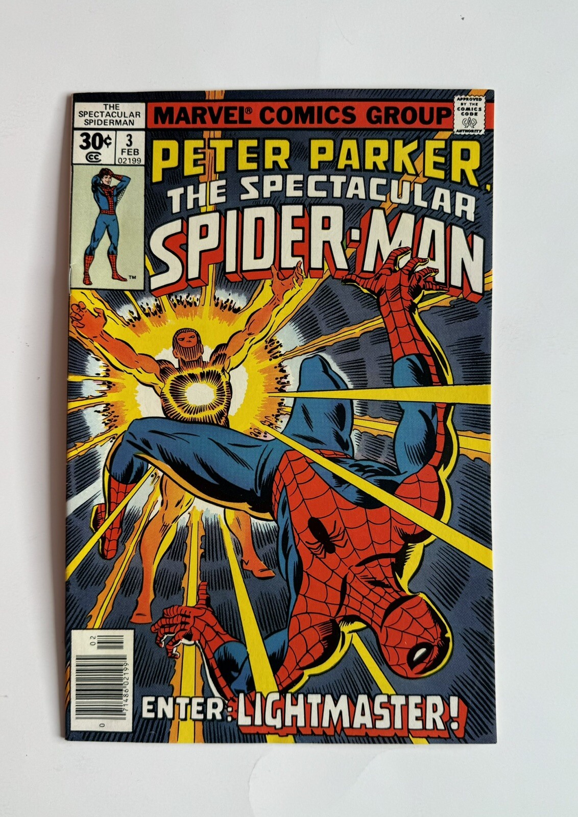 Spectacular Spider-Man #3 1st Lightmaster app Newsstand (1977 Marvel ...