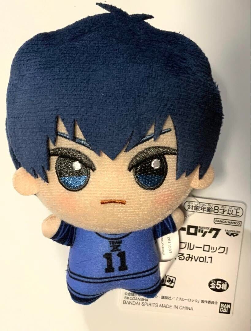 Blue Lock Chibi Gurumi vol.1 Plush Doll Mascot Yoichi Isagi Soccer ...
