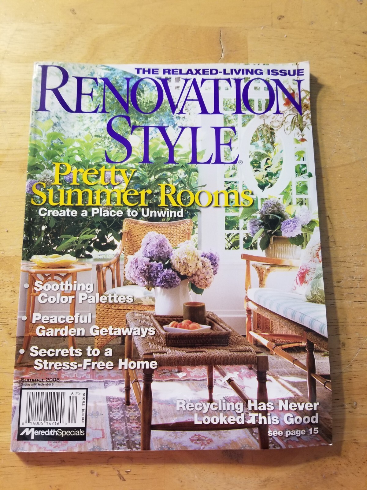 RENOVATION STYLE MAGAZINE Summer 2006 Pretty Summer Rooms: A Place To ...