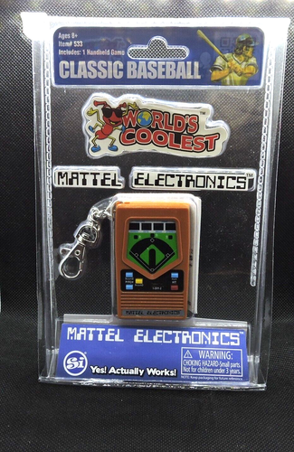 Mattel Electronics Classic Baseball Electronic Handheld Keychain | eBay