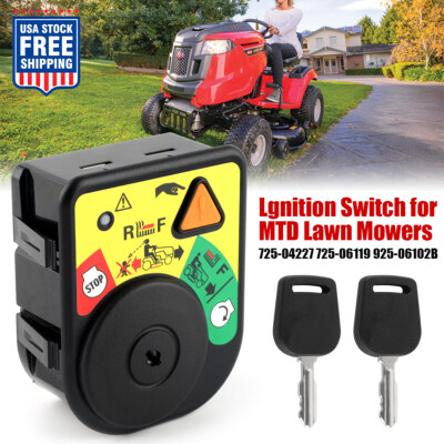 For MTD Cub Cadet Ignition Switch w/Key 725-04227 925-06119 725-04227A ...
