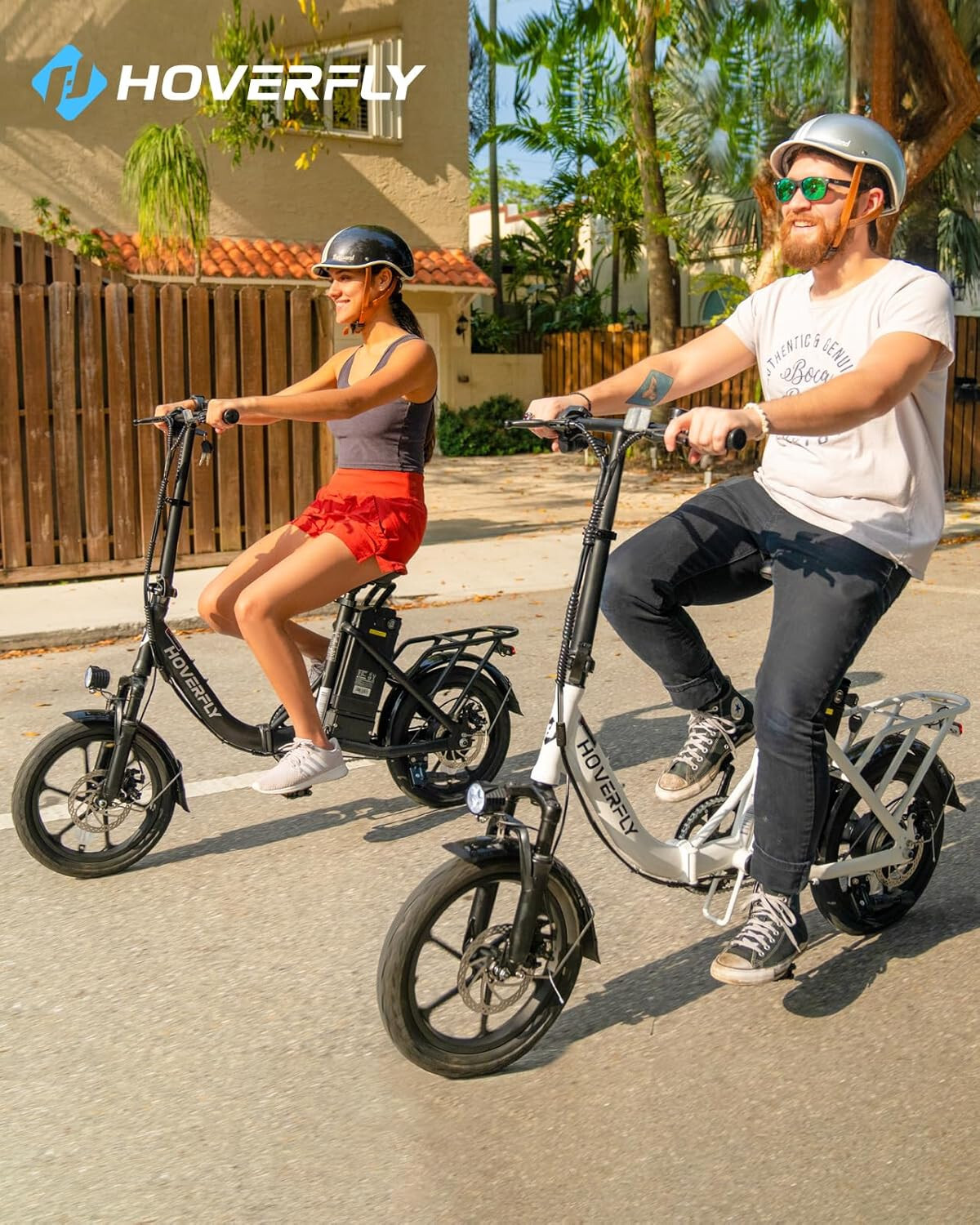 HOVERFLY H3 16" Electric Bike, Max 28Miles Range(Pedal-Assist) Folding ...