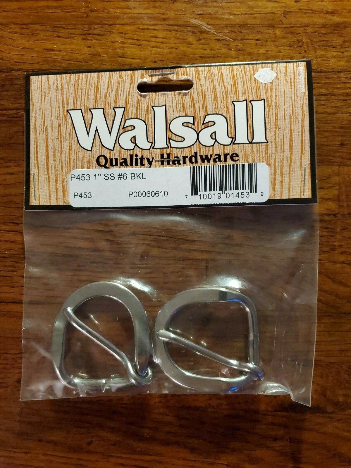 1" SS #6 Buckle Stainless Steel Buckles Walsall Hardware P453 | eBay