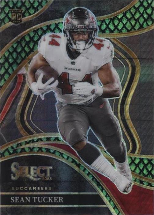 2023 Panini Select - Club Level Sean Tucker #220 Dragon Scale Prizm /70 ...