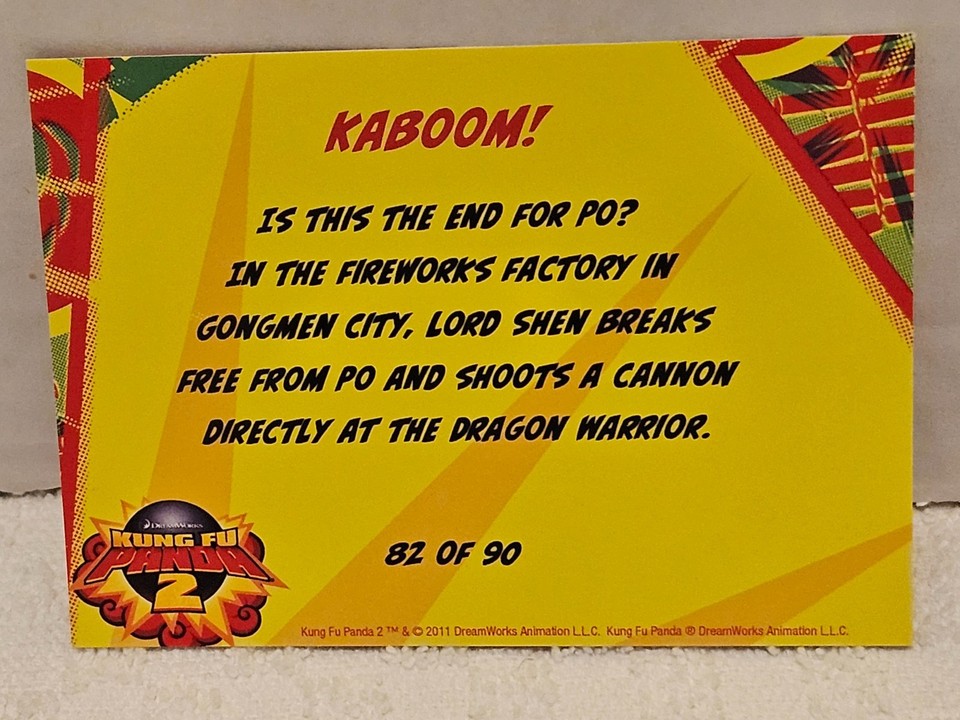 2011 Kung Fu Panda 2 Trading Cards You Pick - Complete your collection ...