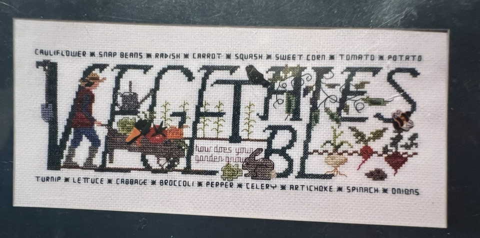 Oberlin Samplers Counted Coss Stitch Chart Vegetables 14Ct | eBay