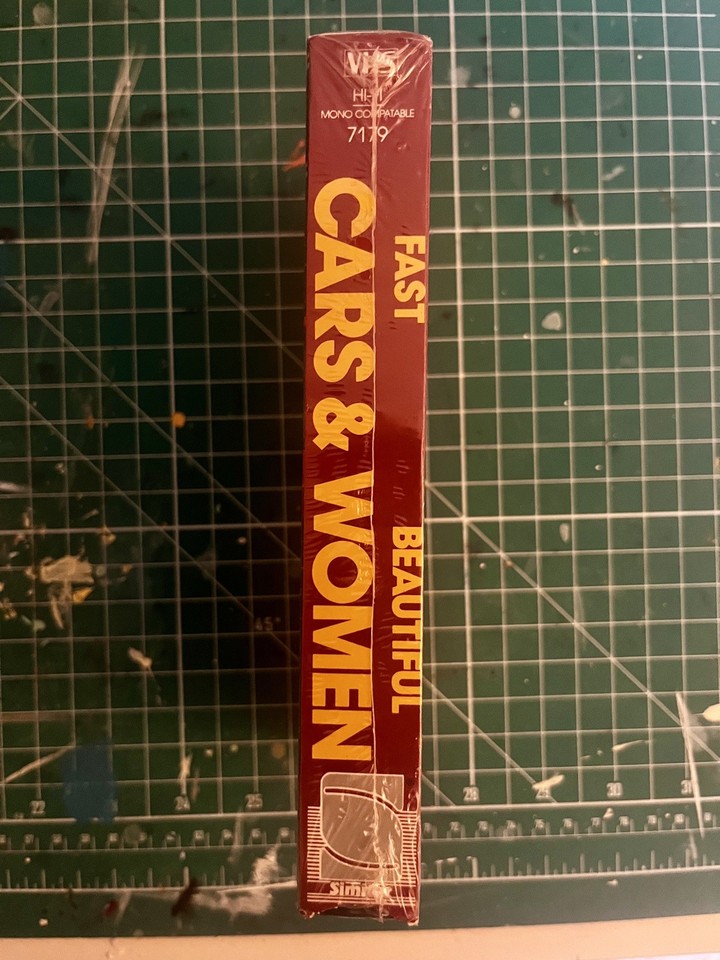 FAST CARS AND BEAUTIFUL WOMEN VHS RARE SIMITAR ENTERTAINMENT VIDEO NEW ...