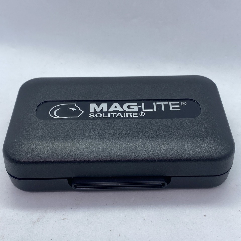 Vintage Mag-lite Solitaire Made In USA NEW IN CASE w Paperwork Bobby ...