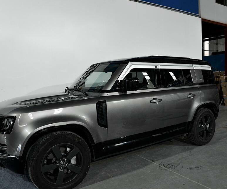 For 20-22 Land Rover Defender Aluminum Window Visor Vent Sun Rain Guard ...