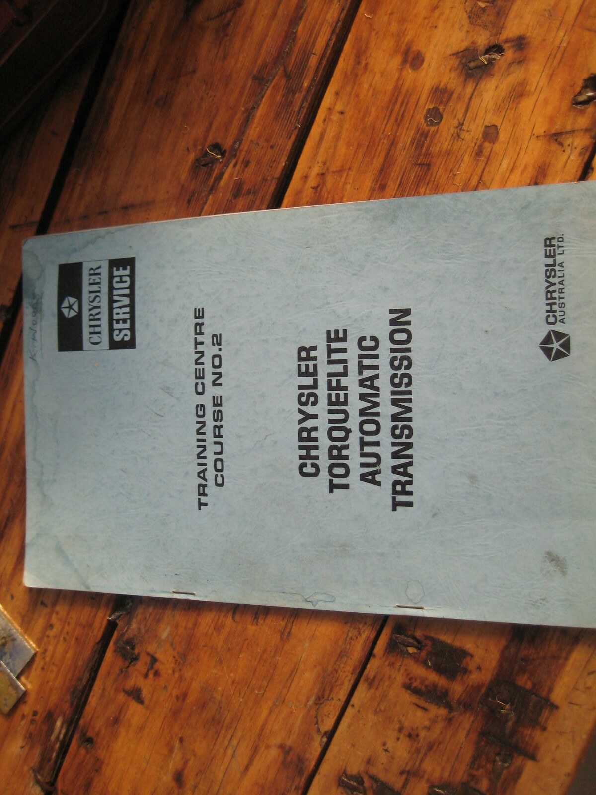 Chrysler Valiant Torque Flight Training Manual No 2 - Refer Description ...