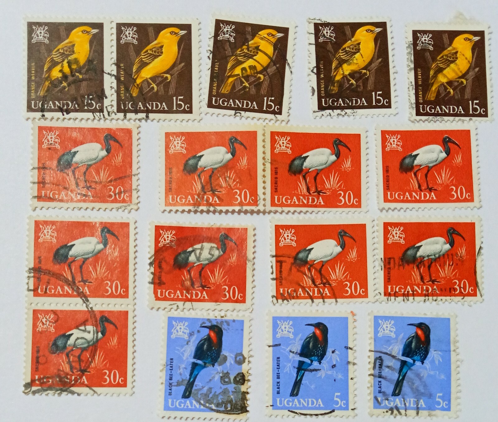 Uganda Stamps Birds Postage Stamp | eBay