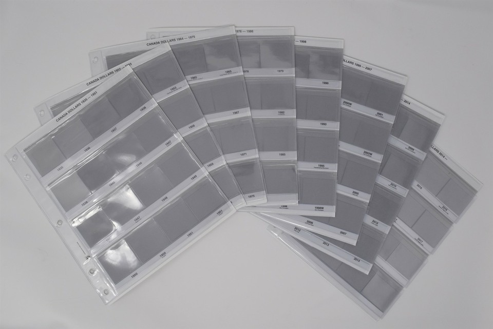 PROVEN SAFE MASTERGARD COIN ALBUMS CANADA ONE DOLLAR 1935-2020 | eBay