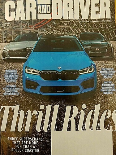 NEW Car and Driver Magazine "Thrill Rides" November 2021 Issue - Free ...