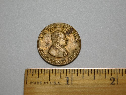 TOKEN MEDAL COIN PRESIDENT JOHN QUINCY ADAMS 1825 1829 THE DIARIST | eBay