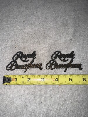 Oldsmobile Royale Brougham Badge Emblem X2 | eBay