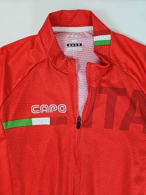 Capo Italian Cycling Jersey-Full Zip-Made in Italy- Mens XL-Italian ...