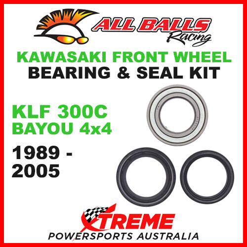 25-1502 ATV FRONT WHEEL BEARING KIT KAWASAKI KLF300C KLF 300C BAYOU ...