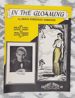1935 Vintage "In The Gloaming" Sheet Music Good Condition For Age! | eBay