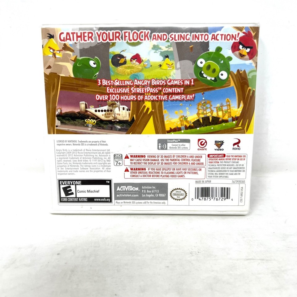 Angry Birds Trilogy Game Nintendo 3DS 47875767294 | eBay