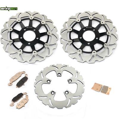 Front Rear Brake Rotors Pads for Suzuki SV 650 S SV650S 99 00 01 02 ...