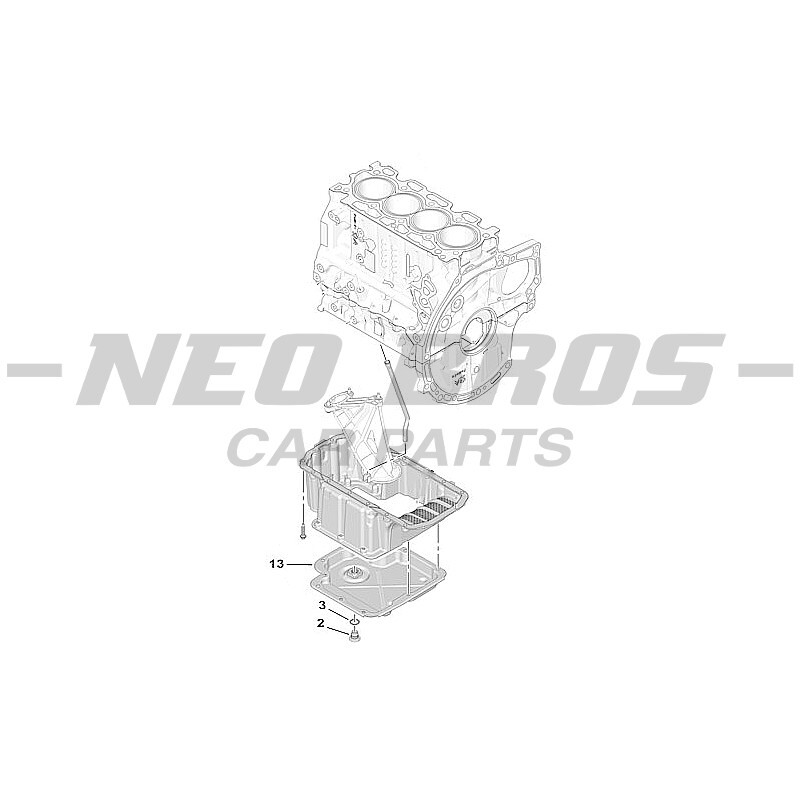 OE Engine Oil Pan Sump Citroen Fiat Peugeot Toyota Vauxhall 1.5 1.6 ...